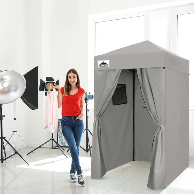 EAGLE PEAK Flex Ultra Compact 4 ft x 4 ft Pop-up Changing Room Canopy ...