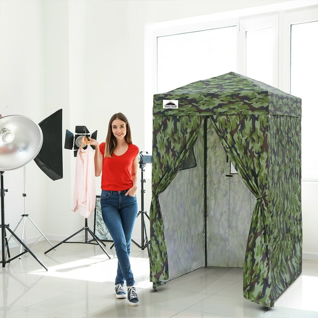 EAGLE PEAK Flex Ultra Compact 4 ft x 4 ft Pop-up Changing Room Canopy ...