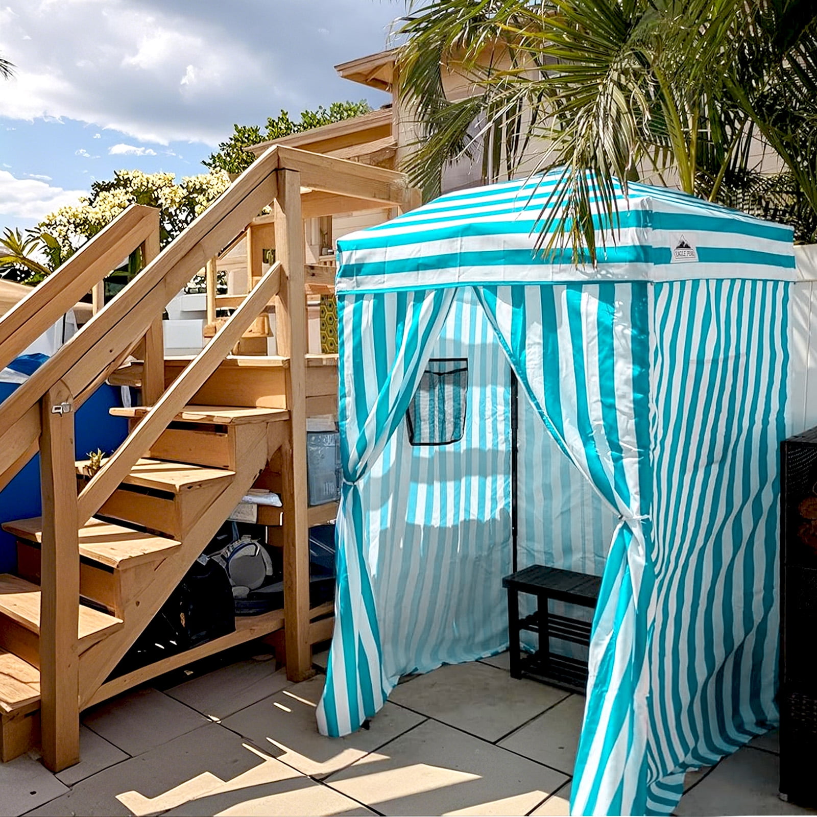 EAGLE PEAK Flex Ultra Compact 4 ft x 4 ft Pop-up Changing Room Canopy ...