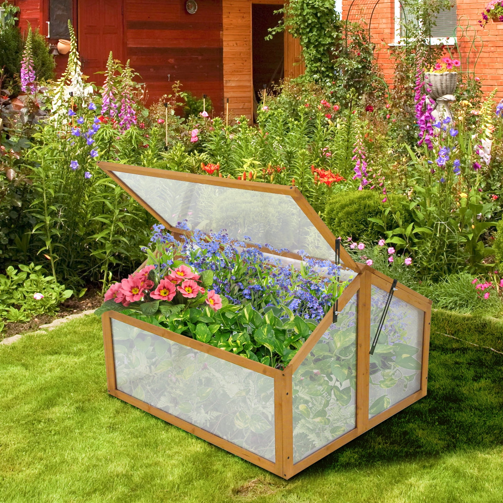 Greenhouse Cold Frame Windows EAGLE PEAK Garden Cold Frame Greenhouse