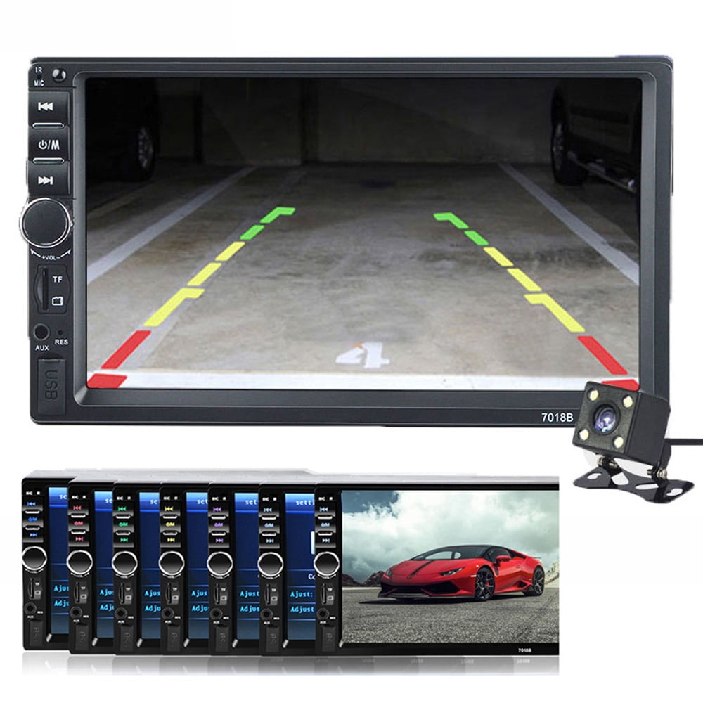 EAGLERICH 7in Double 2 Din Touch Screen Car Stereo Bluetooth Handsfree ...