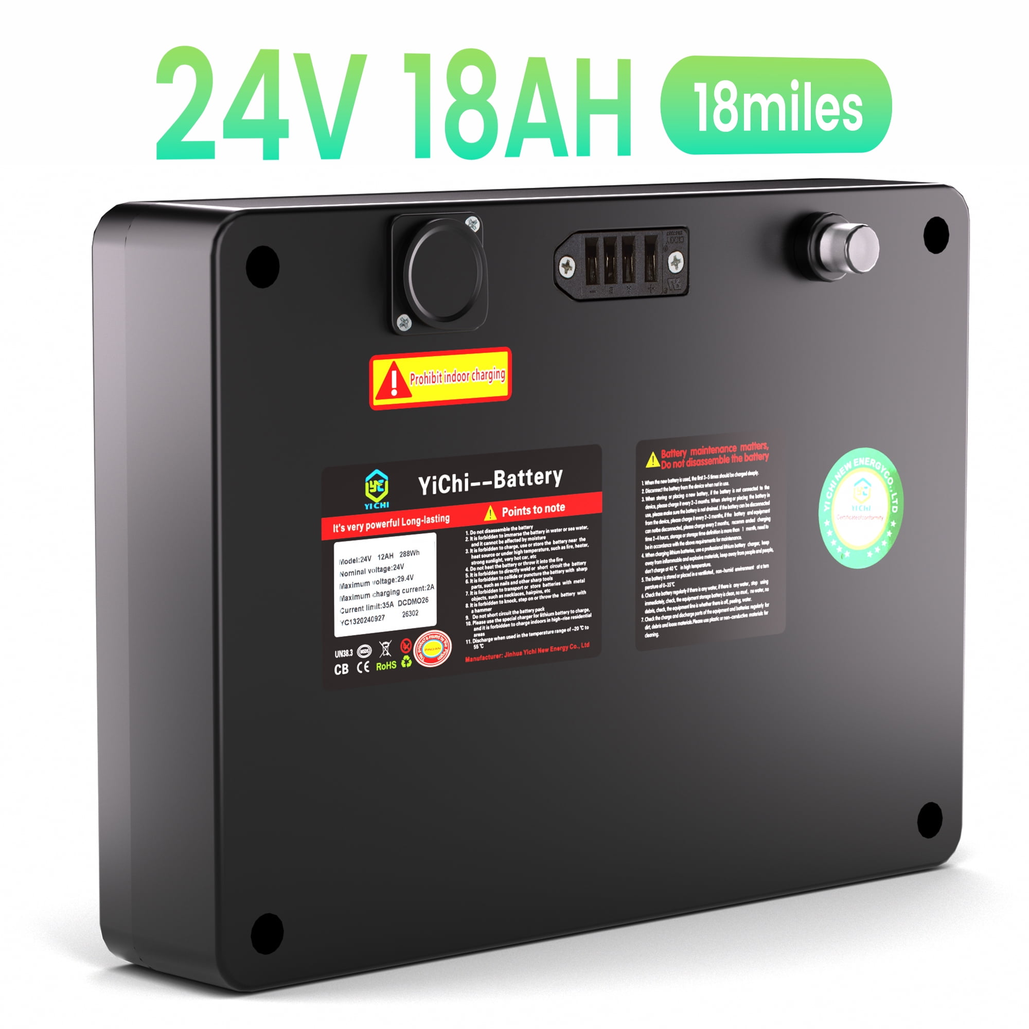 EAGLOG 24V 18AH Replacement Lithium Battery for YL-985 Mobility ...