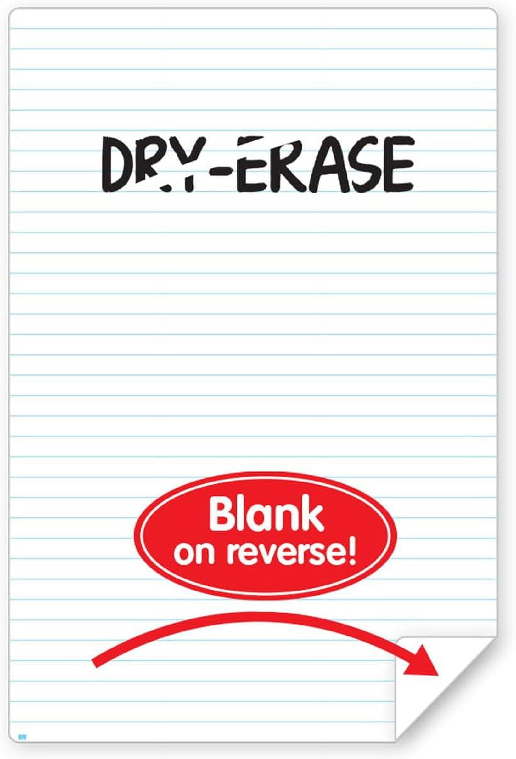 EAI Education Double-Sided Dry-Erase Poster Board Sheets: Lined, 24" x ...
