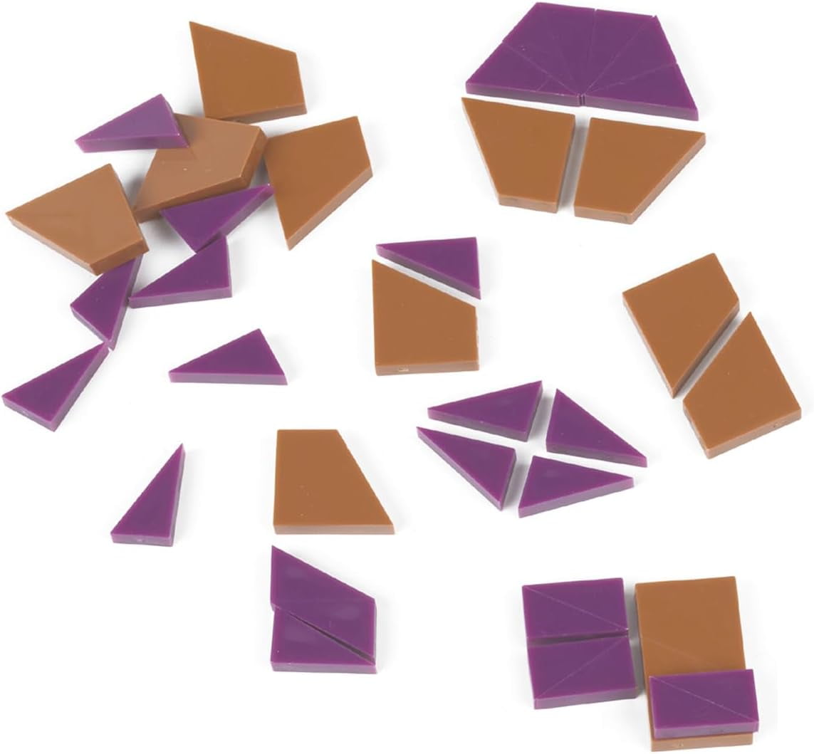 EAI Education Fraction Pattern Blocks: Plastic - Set of 900 - Walmart.com