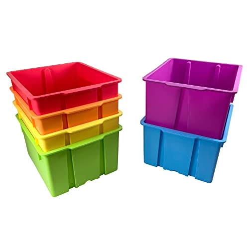 EAI Education Heavy-Duty Bins for Classroom, Office and Home, No Sharp ...