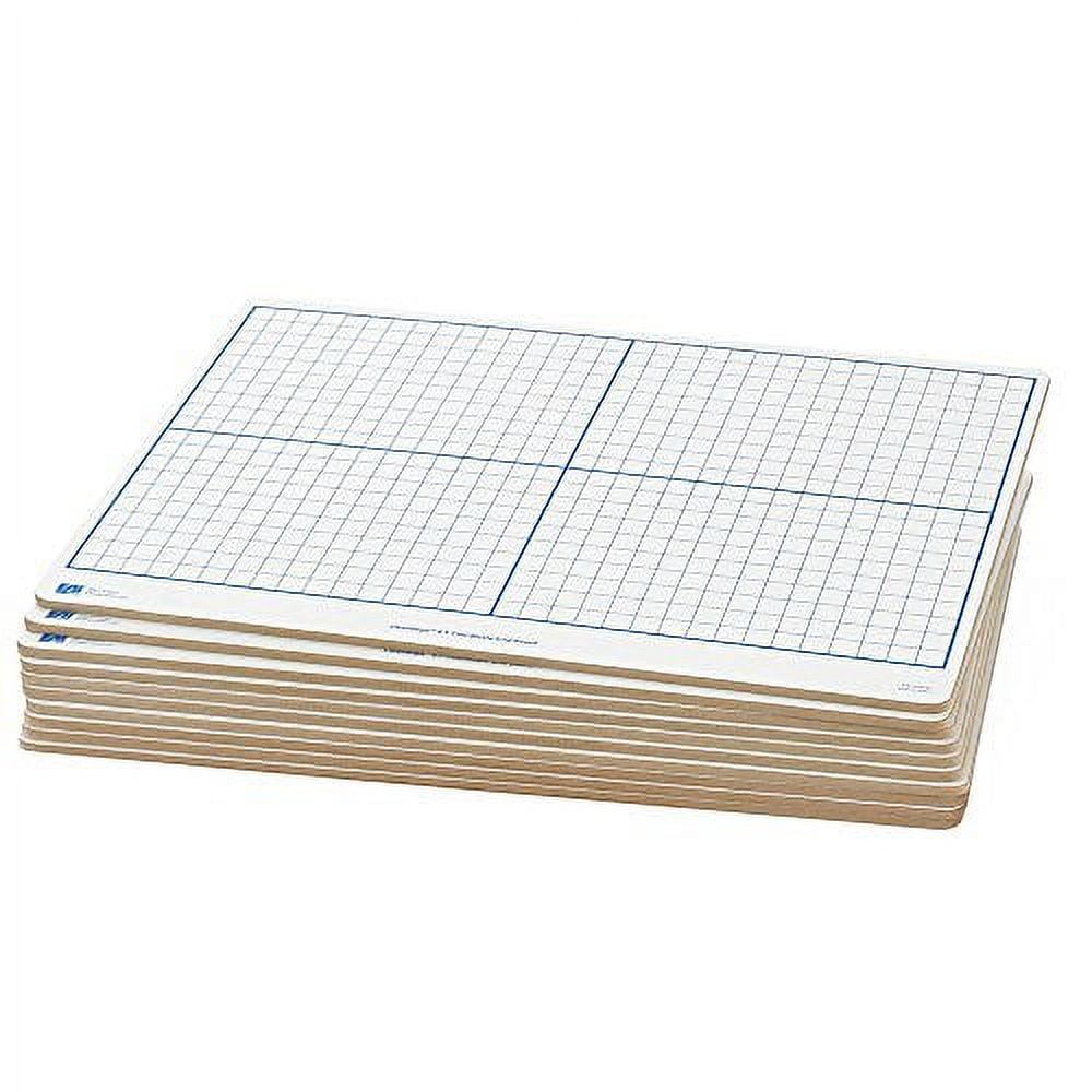 EAI Education X-Y Coordinate Grid Dry-Erase Boards: 11" x 16" Double ...