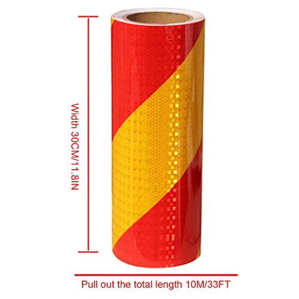 EALLEN Reflective Conspicuity Tape Safety Warning Tape, Twill Reflector ...