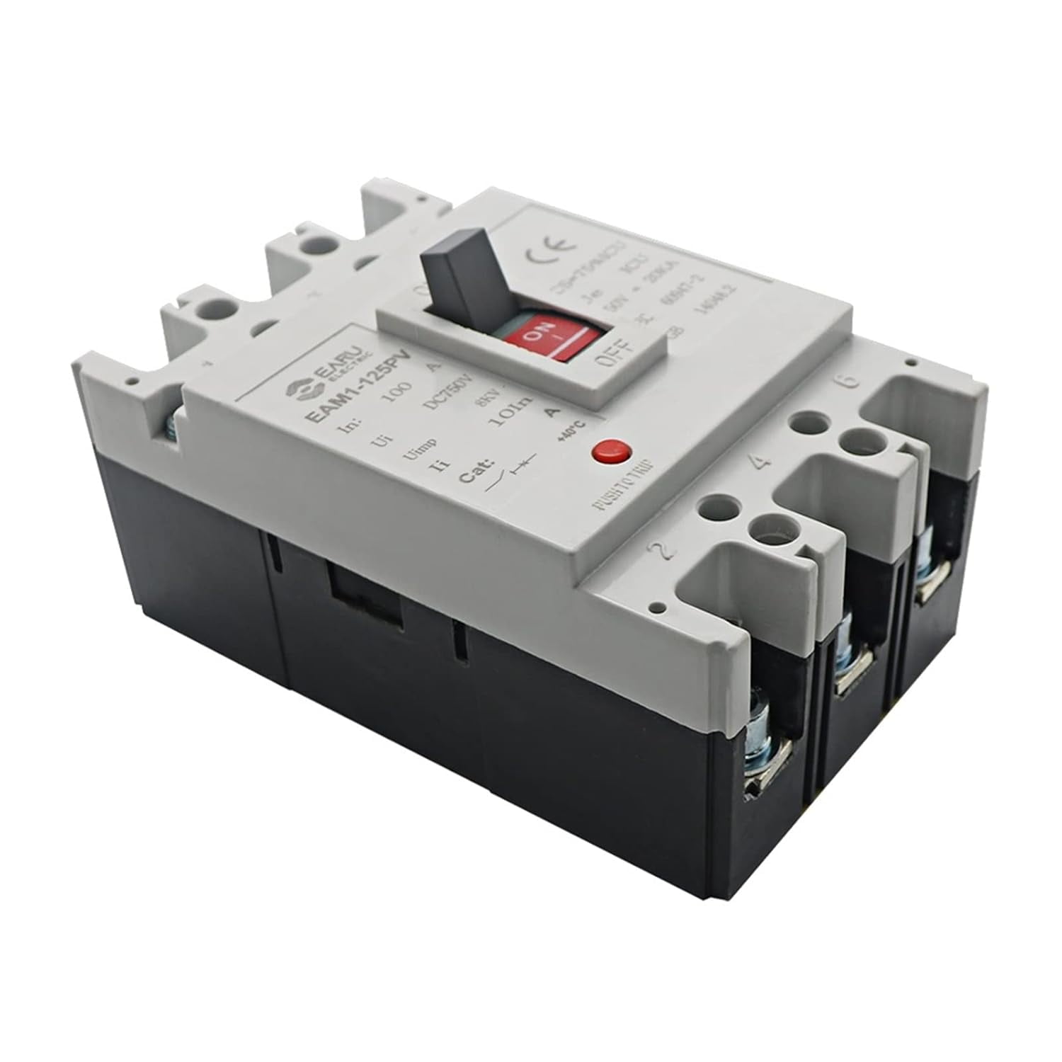 EAM1-125PV 3P DC Moulded Case Circuit Breaker switches Solar Battery switches Car Power Main ...