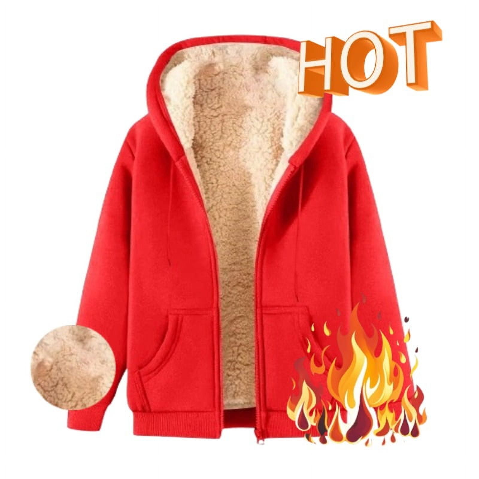 EANJE Fall Jackets for Women 2024 Long Sleeve Full Zipper Coats Loose ...