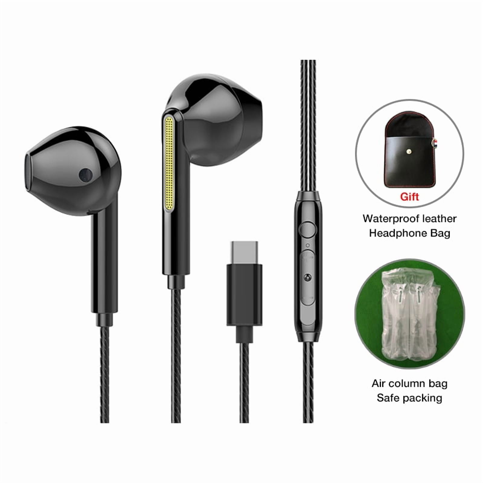 EARDECO In Ear Wired Headphones with Mic Headphone Headset Heavy Bass ...