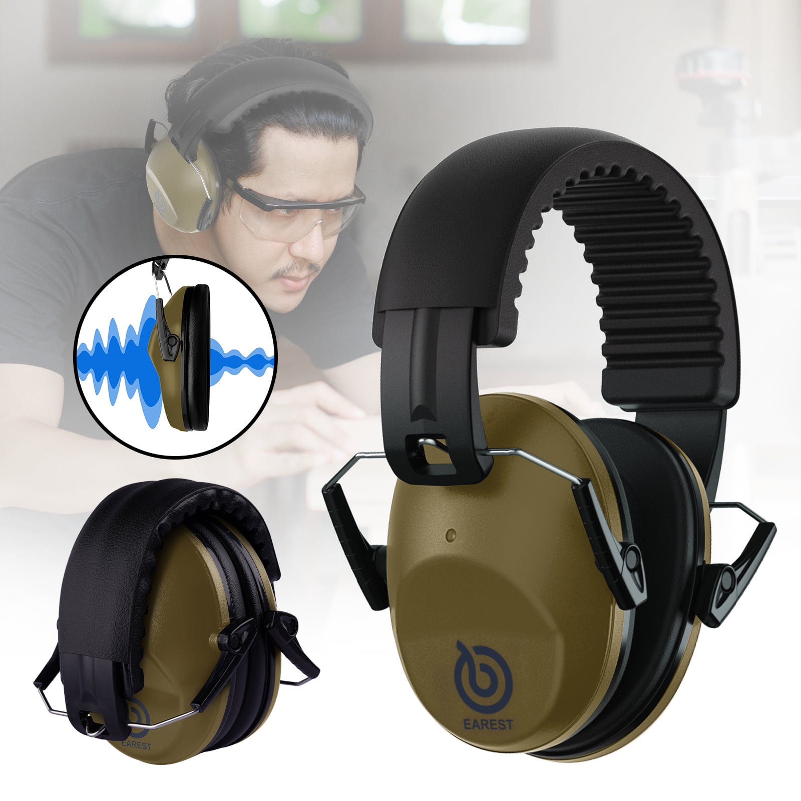 EAREST Kids Noise Reduction Protective Ear Muff, Sound Proof, Loud ...