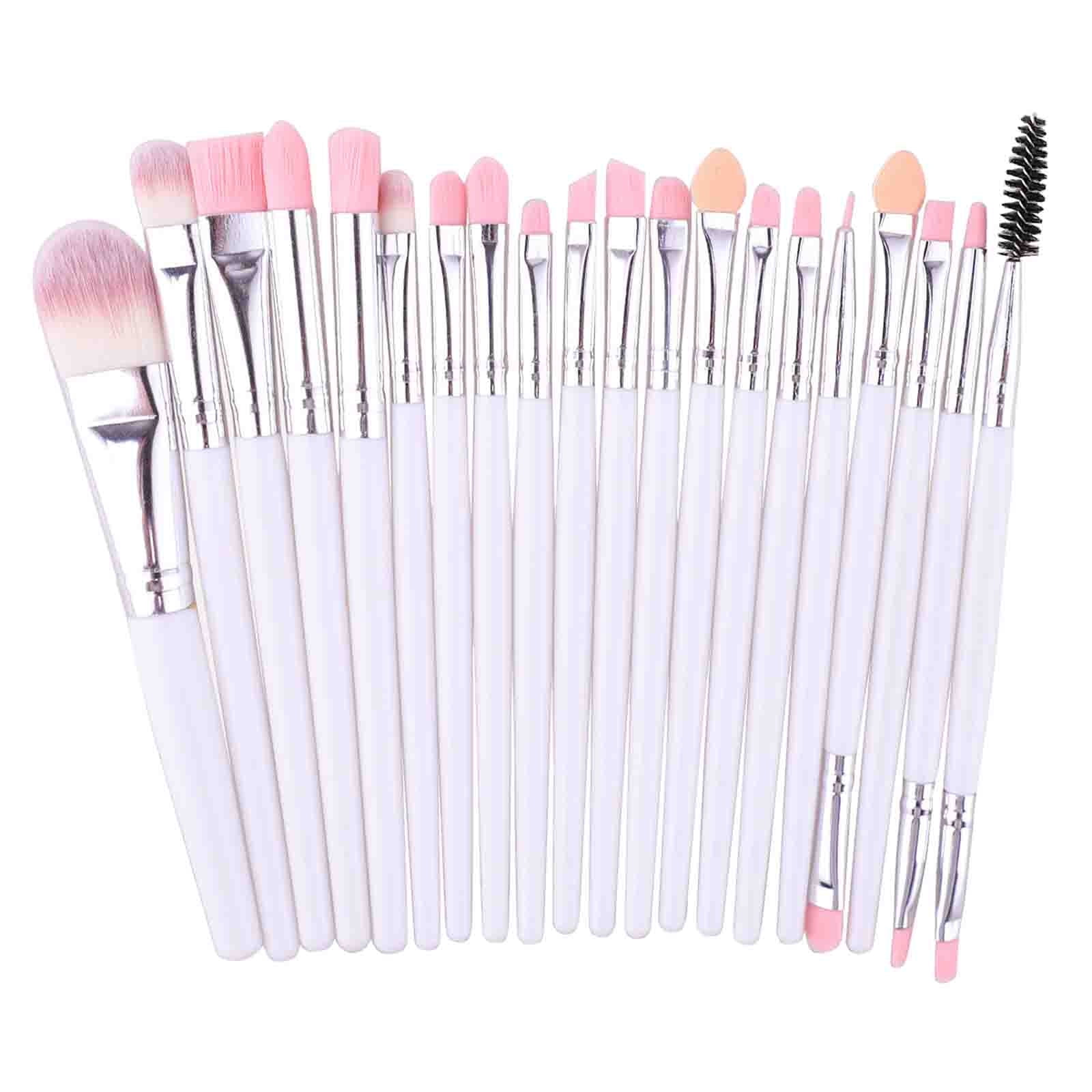 EARKITY 20 pcs Makeup Brush Set Tools Make-up Toiletry Kit Wool Make Up ...