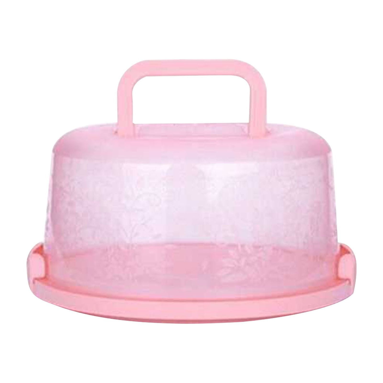 EARKITY Cake Carrier, Plastic Cake Box with Dome Lid, 26x22.5x13.5cm ...