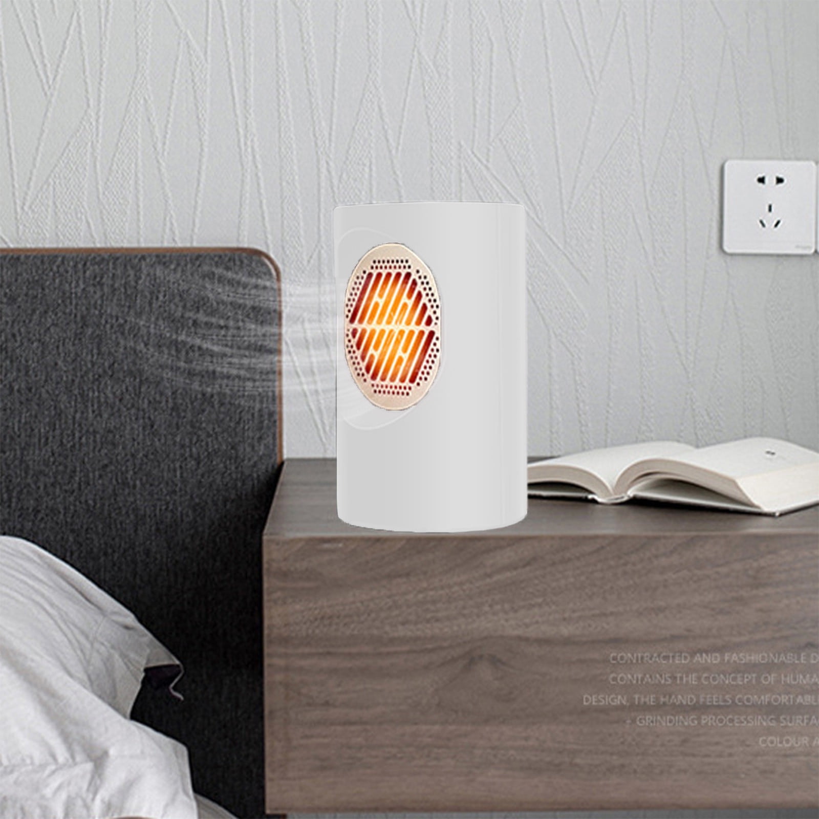 EARKITY Ceramic Space Heater, Electric Desk Heater, Portable Mini ...