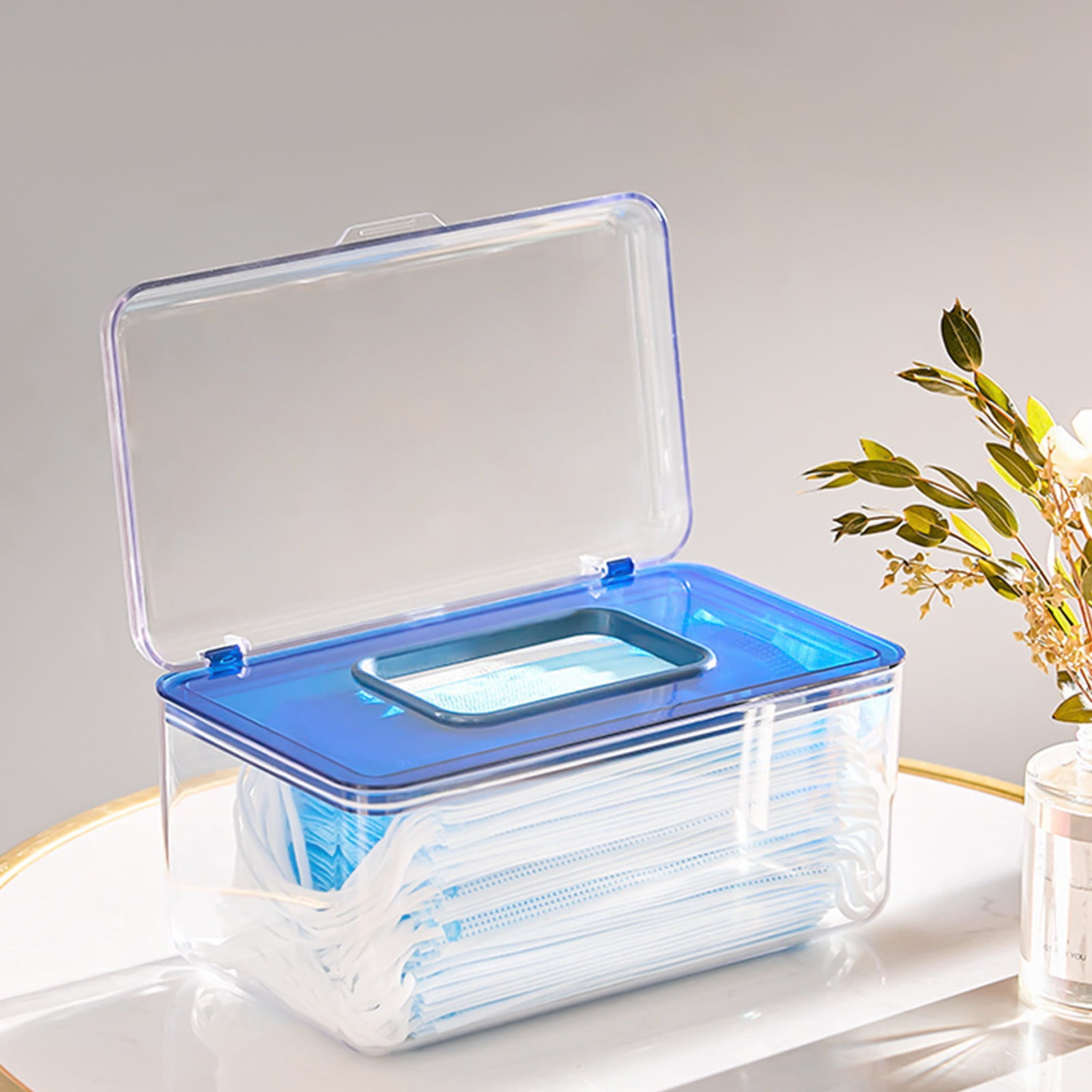 EARKITY Face Mask Dispenser - Mask Container Storage - High Clarity ...