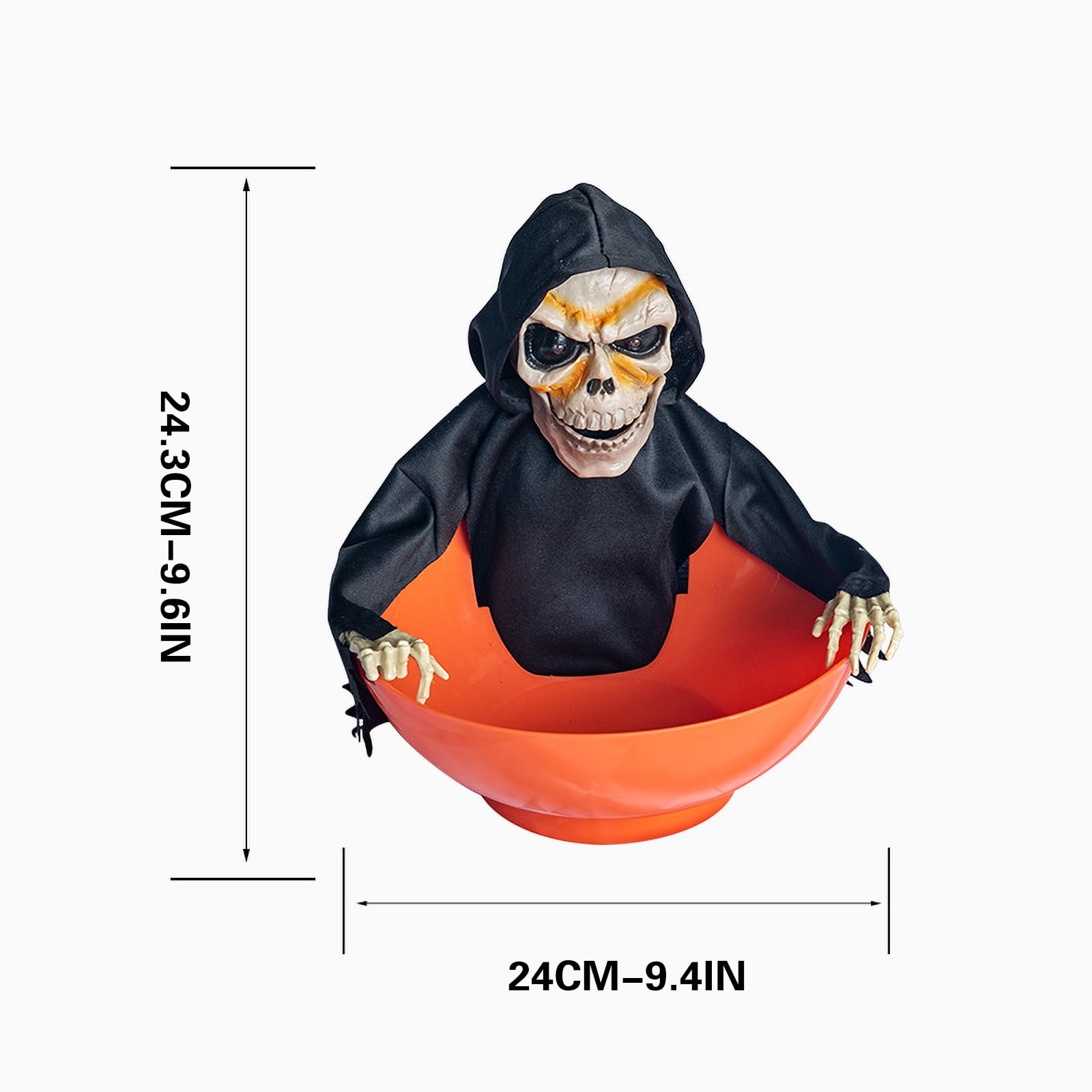 EARKITY Halloween Candy Bowl, Animated Candy Dish with Motion Activated ...