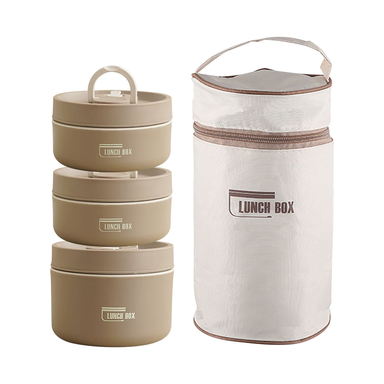 EARKITY Lunch Box, Thermal Bento Box, Portable Insulated Lunch ...