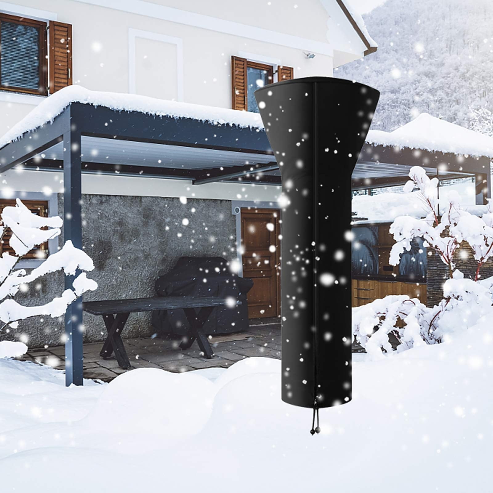 EARKITY Patio Heater Covers, Outdoor Heater Cover with Zipper, Propane ...