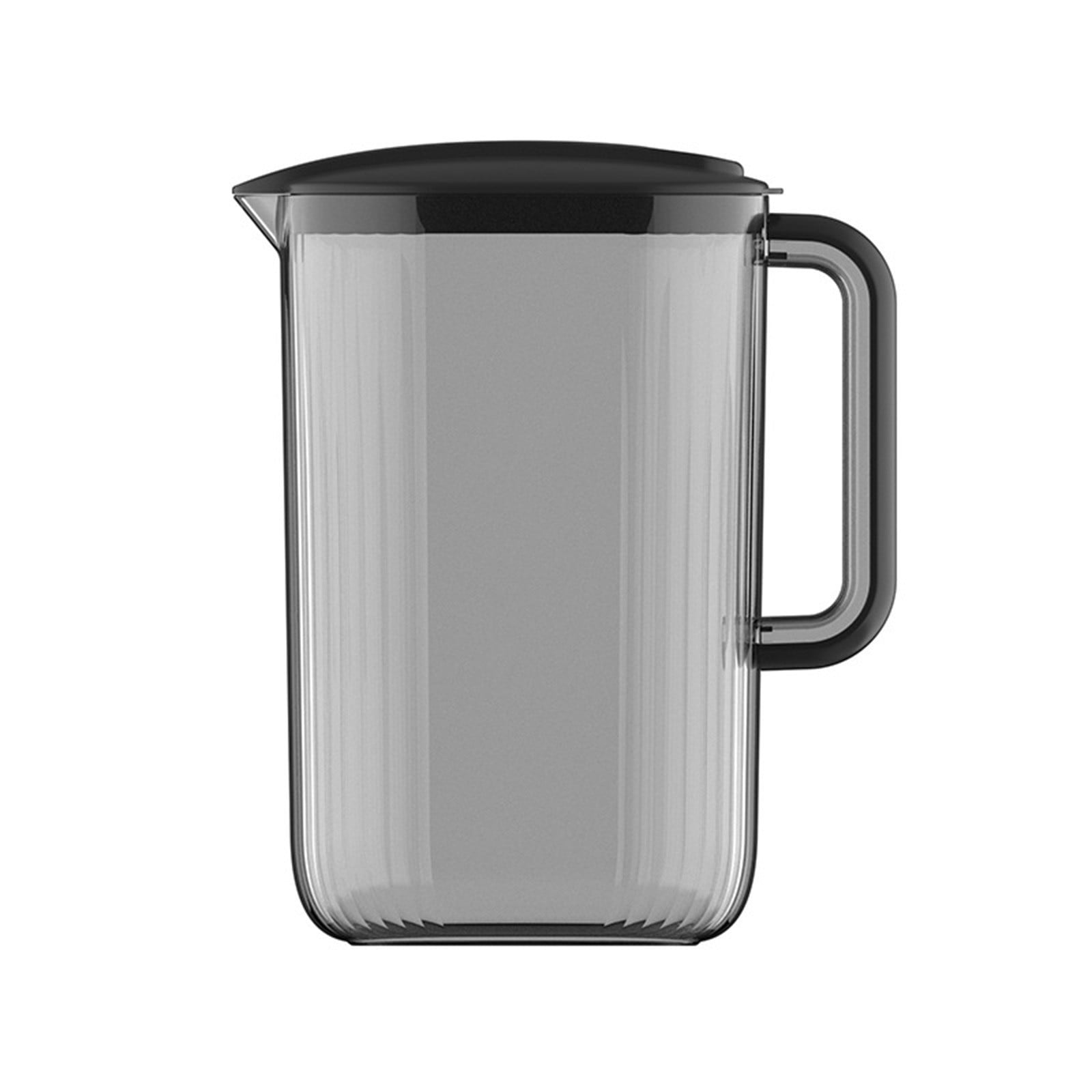 EARKITY Clear Plastic Pitcher with Lid, 2L Drink Jug, Dishwasher Safe ...