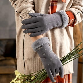 Shop Fuzzy Winter Gloves for Women and Kids with Warm Comfort