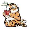EARLFAMILY 13cm I'm Not A Fat Tiger Car Stickers Cartoon Lovely ...