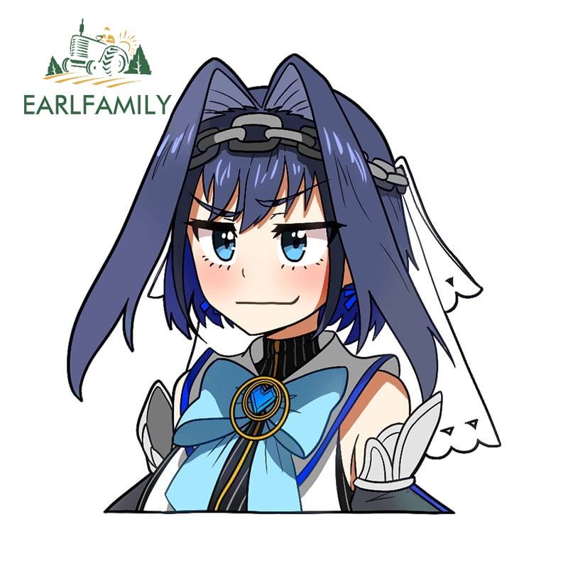 EARLFAMILY 13cm for Ouro Kronii Hololive Car Stickers Vinyl Anime ...