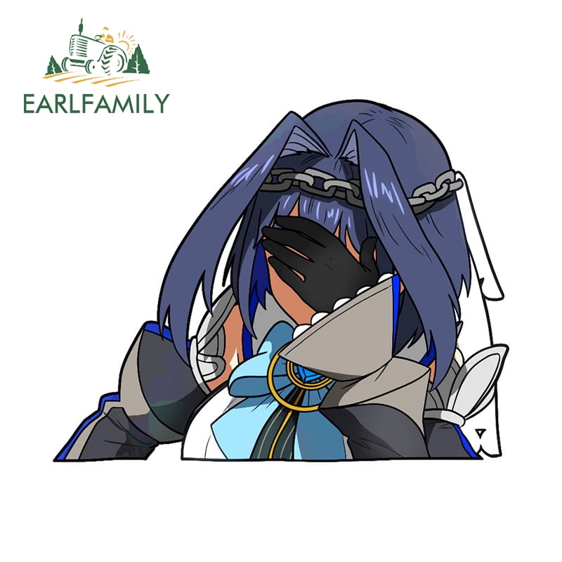 EARLFAMILY 13cm for Ouro Kronii Hololive Car Stickers Vinyl Anime ...