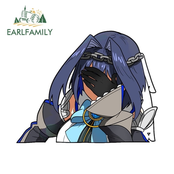 EARLFAMILY 13cm for Ouro Kronii Hololive Car Stickers Vinyl Anime ...