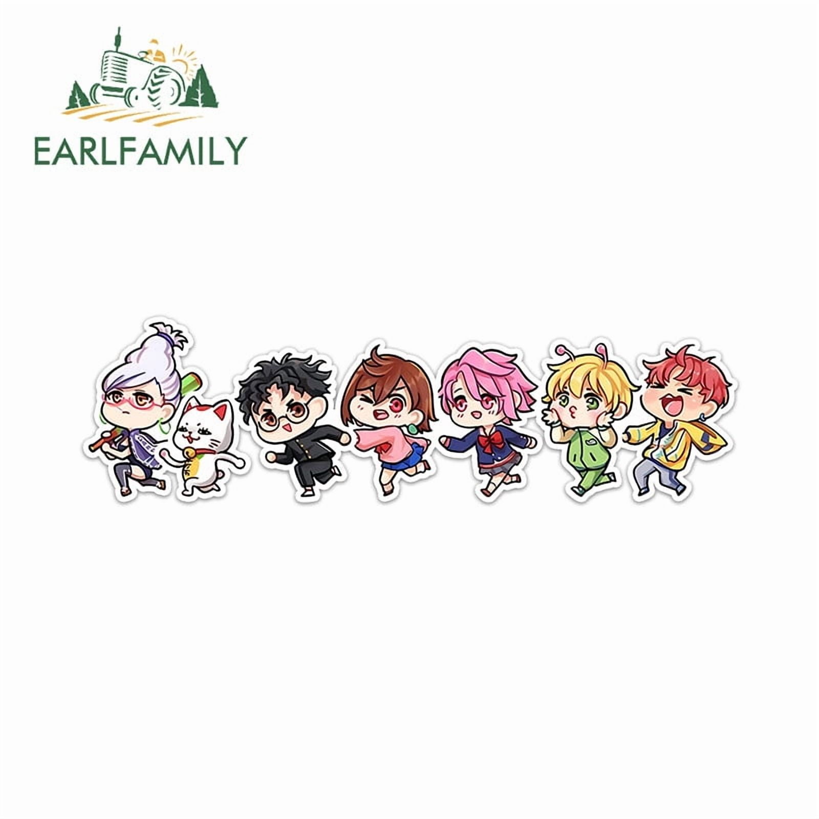 EARLFAMILY 5.1" Anime Chibi Car Sticker Fashionable Motorcycle Laptop ...