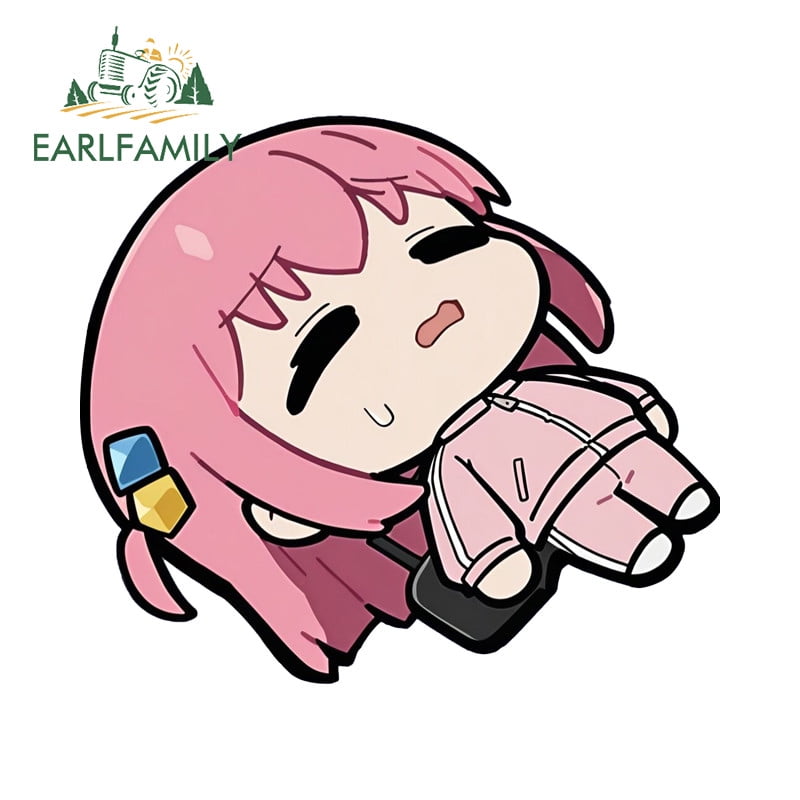 EARLFAMILY 5.1" Bocchi The Rock Car Sticker Humorous Waterproof ...