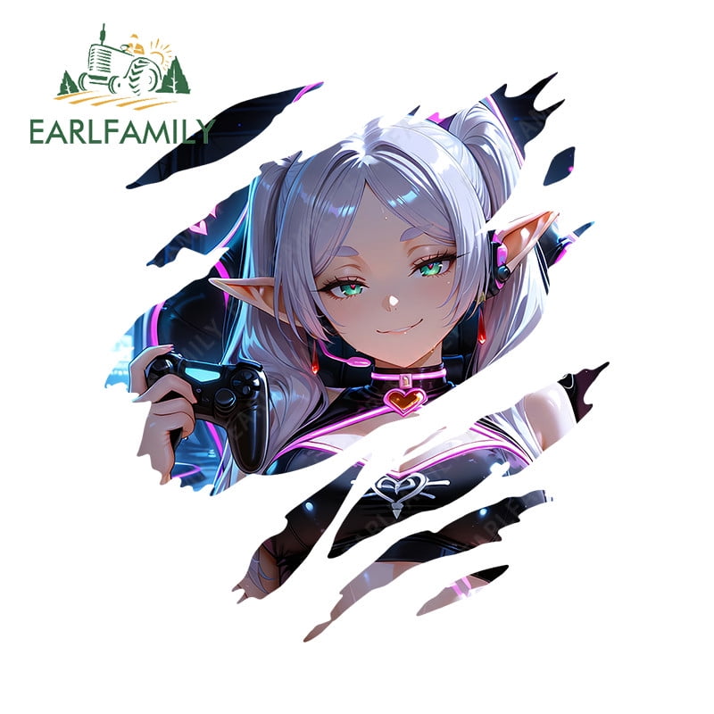 EARLFAMILY 5.1" Cool Girl Tear Car Sticker Humorous Motorcycle Windows ...