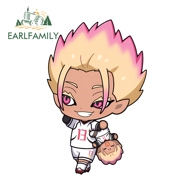 EARLFAMILY 5.1" Cool Ryusei Shido Anime Chibi Car Sticker Motorcycle ...