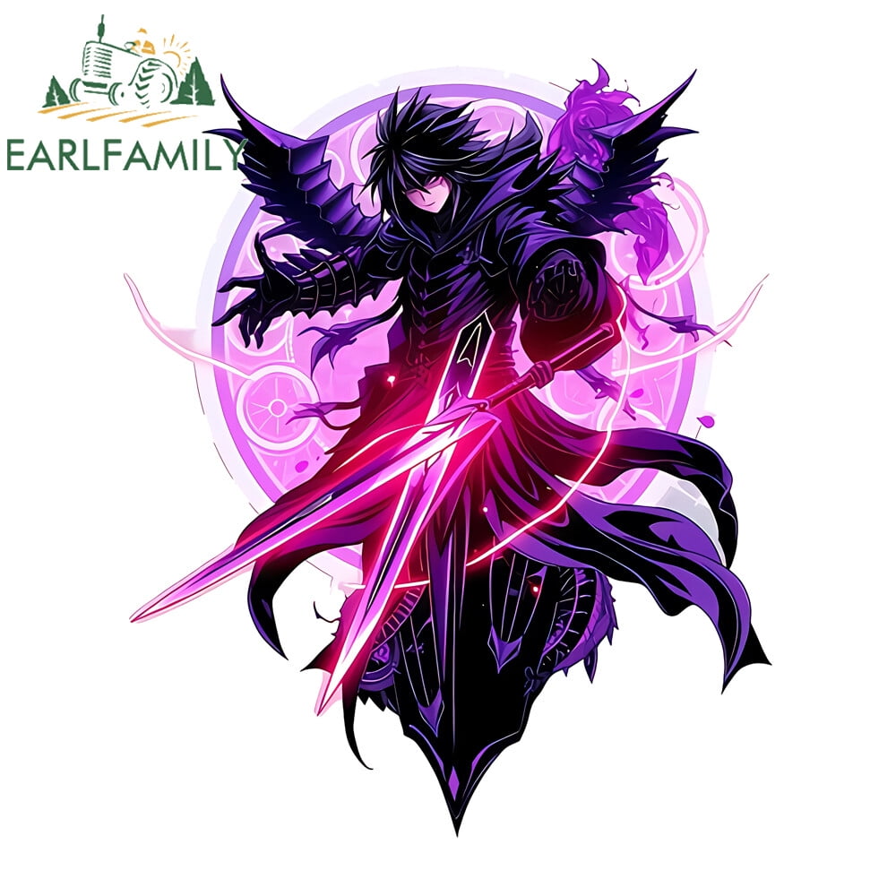 EARLFAMILY 5.1" Cool Sung Jin Woo Anime Car Decals Wall Sticker Vinyl ...