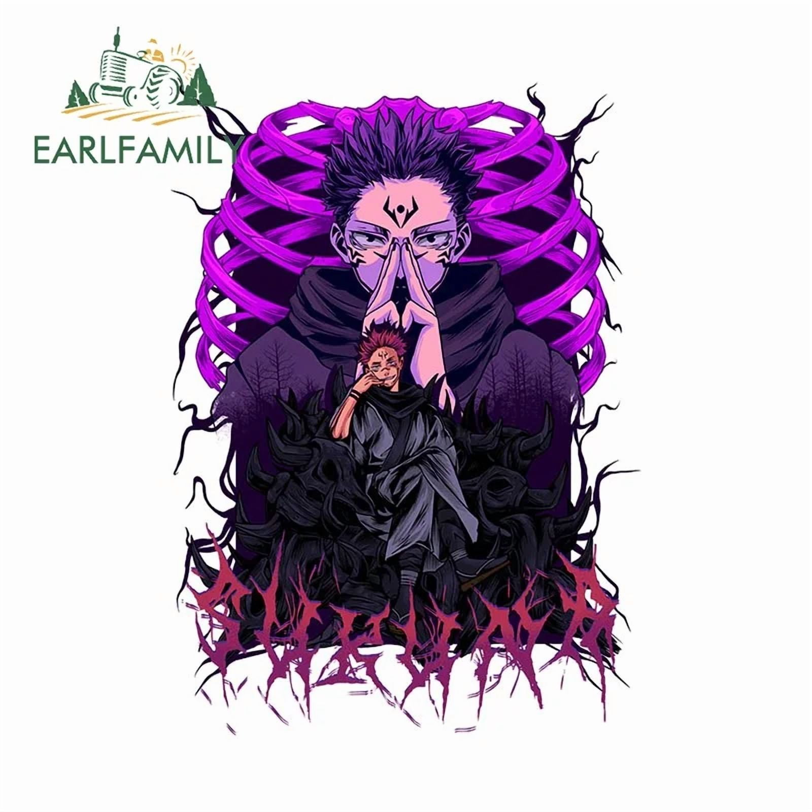 EARLFAMILY 5.1" Creative Fushiguro Megumi Car Sticker Scratch-Proof ...