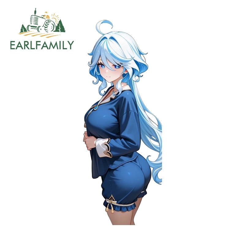 EARLFAMILY 5.1" Furina Car Stickers Fashionable Waterproof Campervan ...