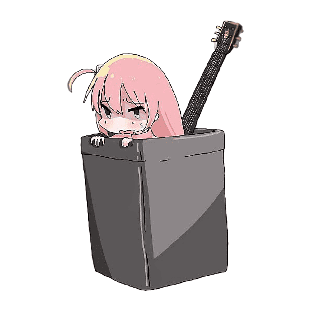 EARLFAMILY 5.1 Gotoh Hitori Cute Anime Sticker Personalized Decal for ...