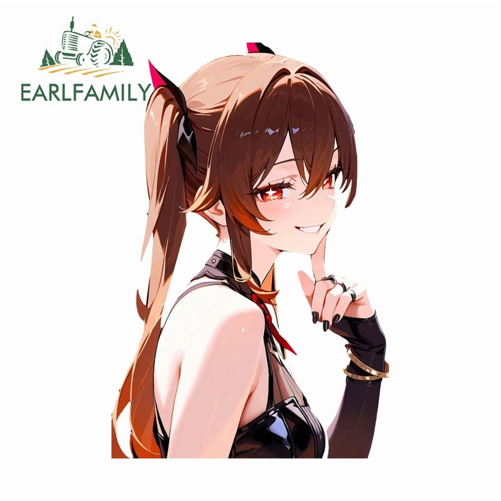 EARLFAMILY 5.1" HuTao Car Stickers Personality Motorcycle Skateboard ...