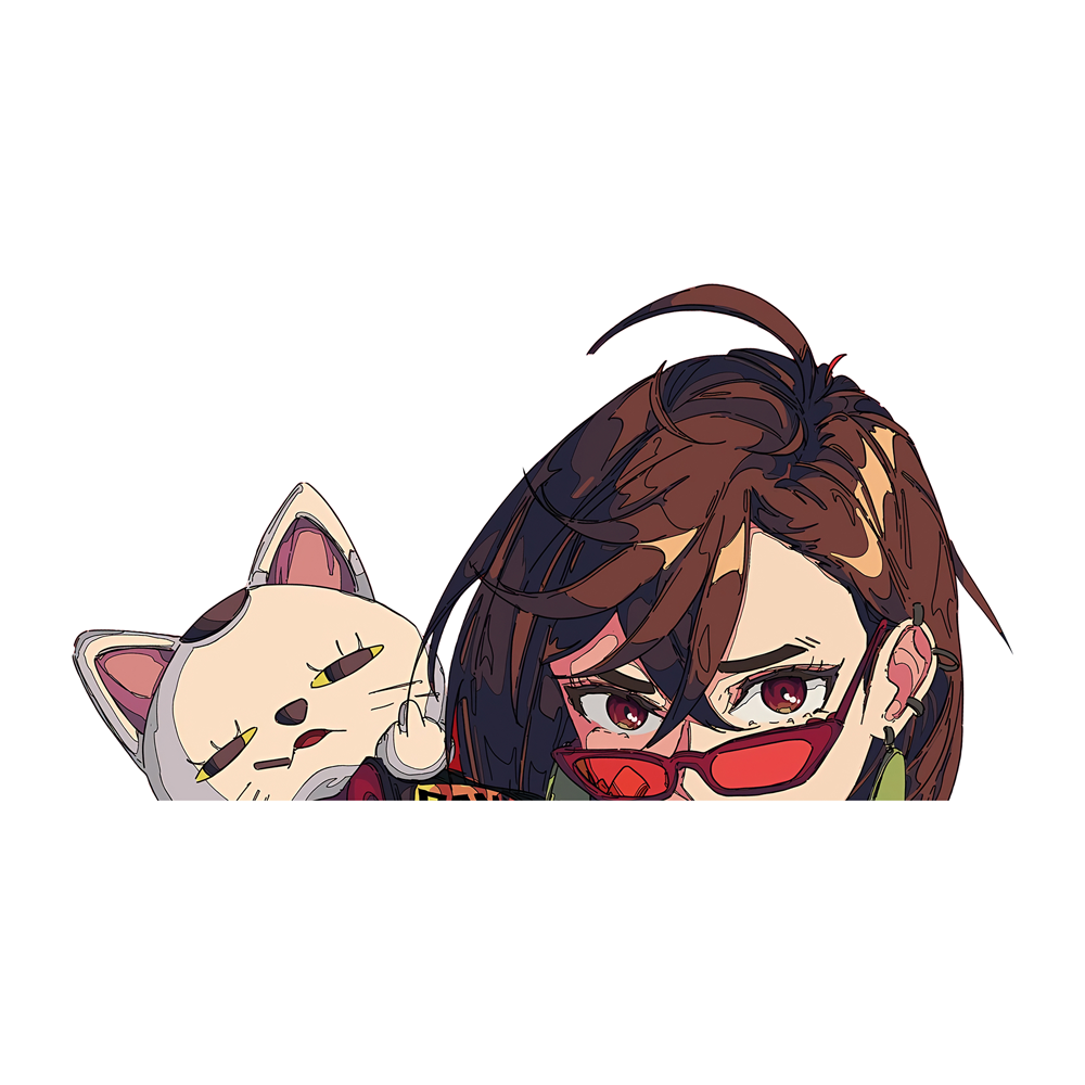 EARLFAMILY 5.1 Inch Anime Ayase Momo Fanart Car Sticker Personalized ...