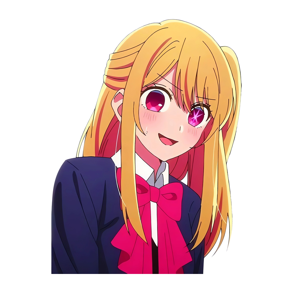 EARLFAMILY 5.1 Inch Anime Girl Hoshino Ruby Decal Cute Car Sticker for ...