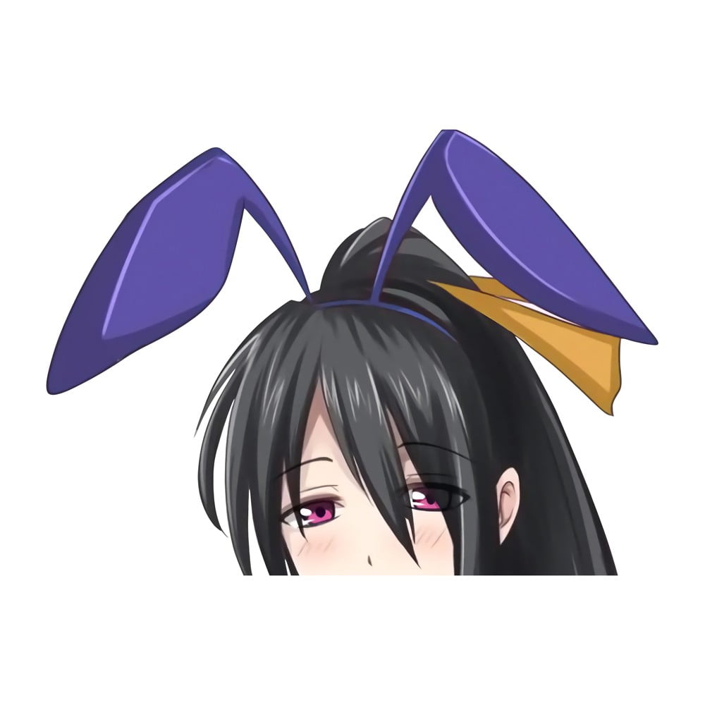 EARLFAMILY 5.1 Inch Anime Girl Peek Decal Personalized Car Sticker for ...