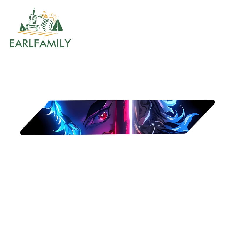 EARLFAMILY 5.1 Inch Anime Slap Car Stickers Personality Waterproof ...