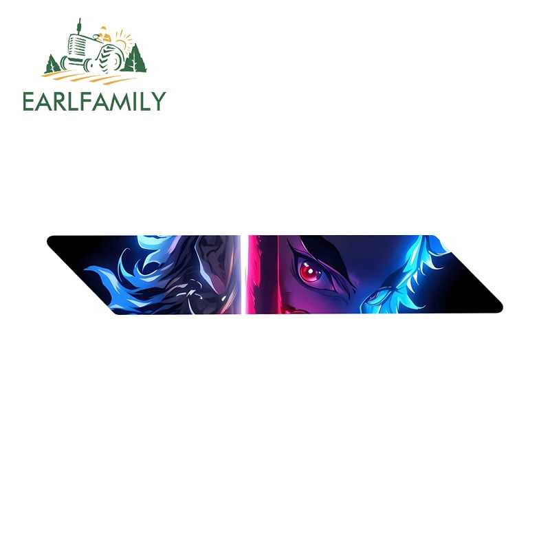 EARLFAMILY 5.1 Inch Anime Slap Car Stickers Personality Waterproof ...