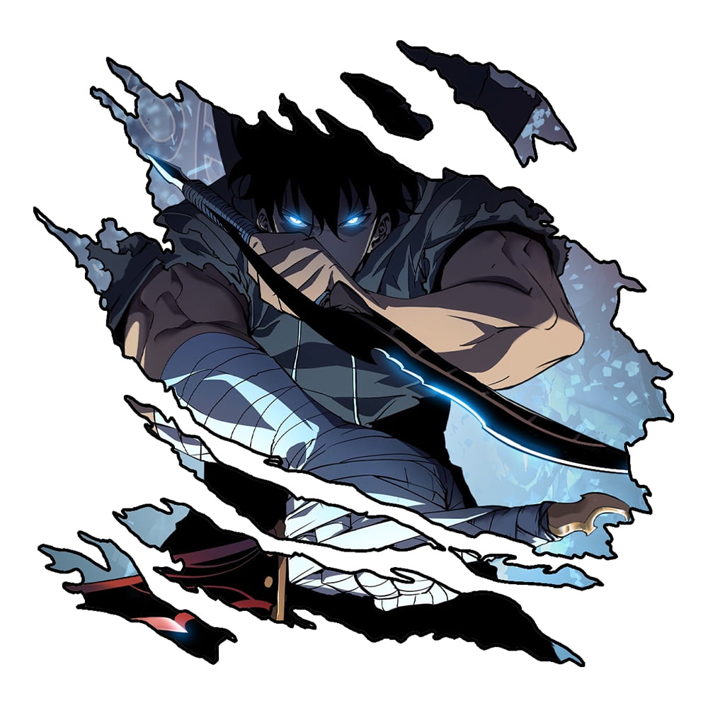 EARLFAMILY 5.1 Inch Anime Sung Jin-Woo Tear Car Sticker Personalized ...