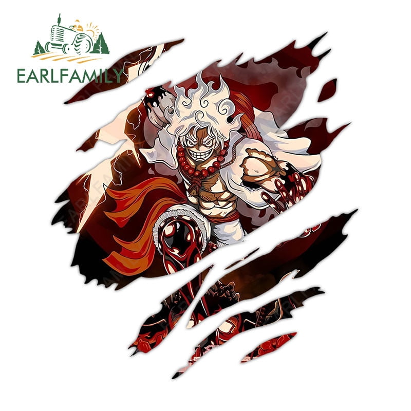 EARLFAMILY 5.1 Inch Anime Tear Car Stickers Personality Water Bottle ...