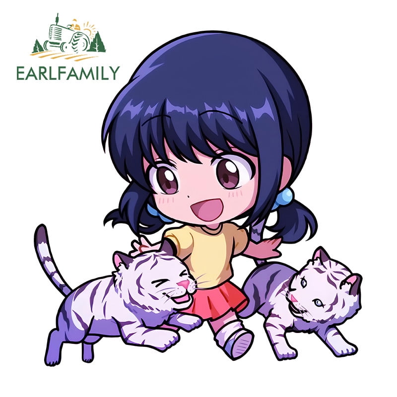 EARLFAMILY 5.1 Inch Aoi Sakamoto Chibi Anime Car Stickers Humorous ...