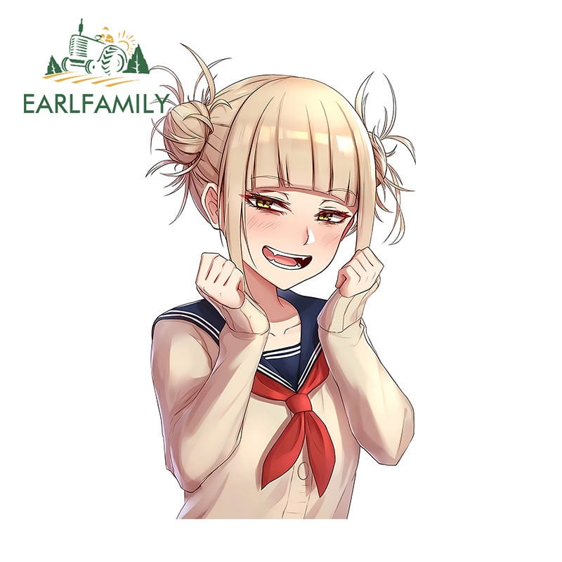 EARLFAMILY 5.1 Inch Car Sticker Anime Himiko Toga Waterproof Truck ...