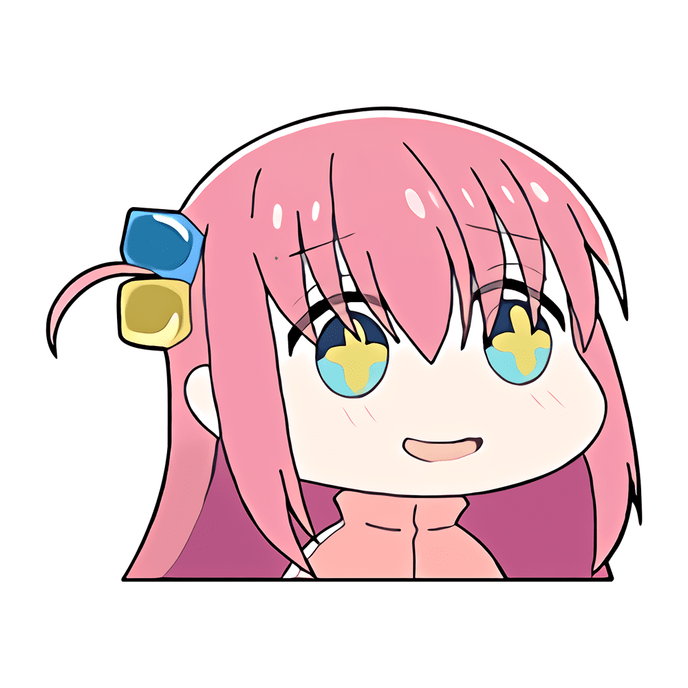 EARLFAMILY 5.1 Inch Cartoon Anime Girl Gotoh Hitori Car Sticker Funny ...