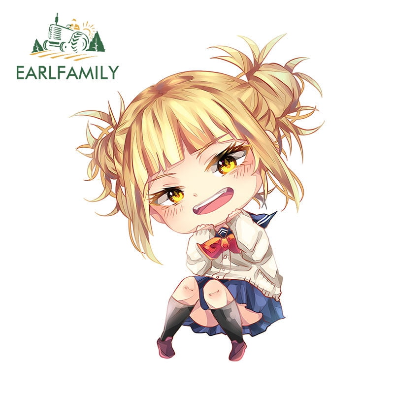 EARLFAMILY 5.1 Inch Cartoon Car Sticker Toga Himiko Chibi Campervan Air ...