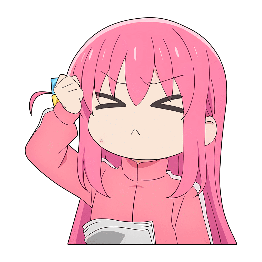 EARLFAMILY 5.1 Inch Cute Cartoon Gotoh Hitori Sticker Vinyl Decal for ...