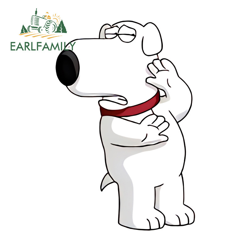 EARLFAMILY 5.1 Inch Dog Kawaii Car Stickers Motorcycle Windows ...